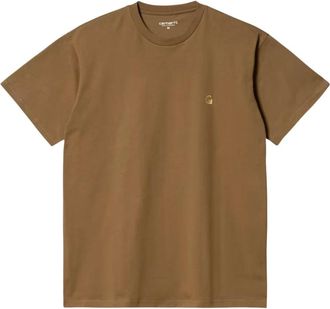 Carhartt Work in Progress Homme, Tops, Brun, Taille: XL S/S Chase T-Shirt