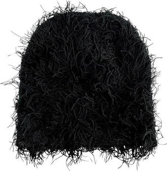 Generic Bonnet Femme Hiver Bonnet Femme Chapeau Femme Hiver Confortable Classique - Bonnet Laine Uni Automne Hiver, Tricot &Eacute;pais, Chaud et &Eacute;l&eacute;gant pour Tenue 