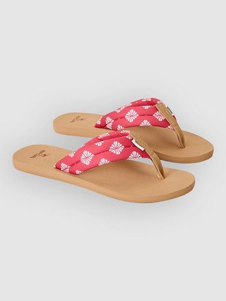 Rip Curl Freedom Plush Bloom Open Toe Sandales rouge
