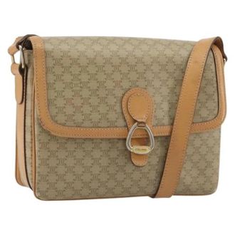 Celine Pre-owned Vintage Macadam Canvas Shoulder Bag - - Pre-owned - Damen - Beige - ONE SIZE