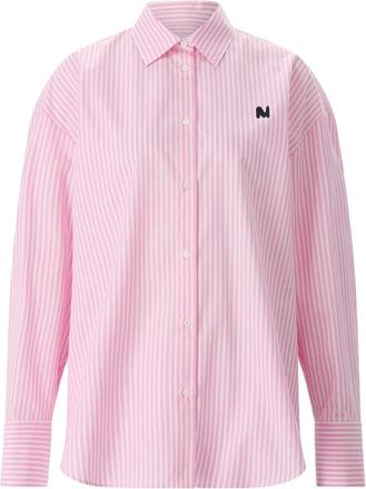 Msgm Msgm, Femme, Blouses et Chemises, Rose, Taille: 36 FR Chemise Oversize