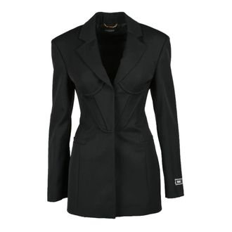 Versace Damen, Jacken, Schwarzk, XSGröße