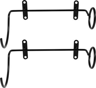 BESPORTBLE Hoement 2 St&uuml;ck Weinregal aus Massivem Eisen zum Aufh&auml;ngen Rostbest&auml;ndig Modernes Weinflaschenhalter f&uuml;r Wandmontage Stilvoller Flaschenst&auml;nder f&uuml;r We