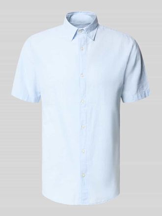 Jack & Jones Regular Fit Freizeithemd aus Baumwoll-Leinen-Mix