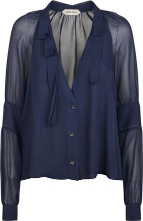 Alberta Ferretti Femme, Blouses et Chemises, Bleu, Taille: 36 FR Blouse