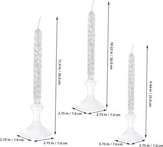 Amosfun 3 St&uuml;ck Vintage Glas &Ouml;llampen Transparent Petroleumlampen f&uuml;r Wohnzimmer Hochzeit Dekorative Fl&uuml;ssigkerzenlampe f&uuml;r Dinner Meditation