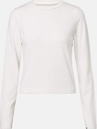 Extreme Cashmere Top N°451 Lisa en coton et cachemire