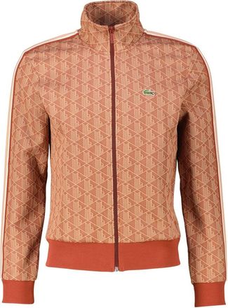 Lacoste Herren Sweatjacke mit Monogramm-Print