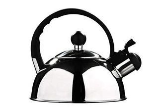 Premier Housewares Bouilloire 1L sifflante, bouilloire inox, finition miroir