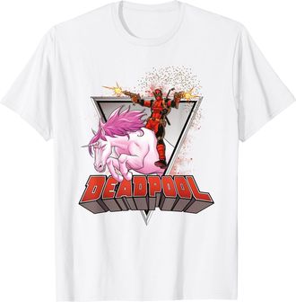 Deadpool Rides a Unicorn T-Shirt