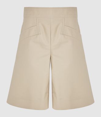 Ganni Short Double Warm Sand