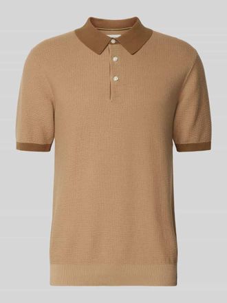 Scotch & Soda Regular Fit Poloshirt mit Strukturmuster