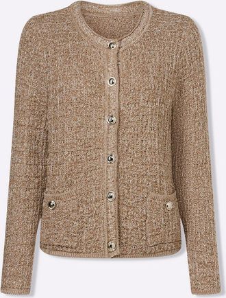 Witt Strickjacke Strickjacke Langarm Grobstrick, Struktur