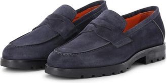 Santoni Homme, Chaussures, Bleu, Taille: 43 1/2 EU Mocassins