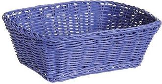 Excelsa Geflechtkorb, 24 x 18 cm, Blau