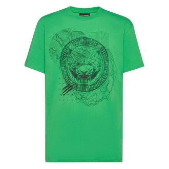 Plein Sport Homme, Tops, Vert, Taille: S T-Chemises