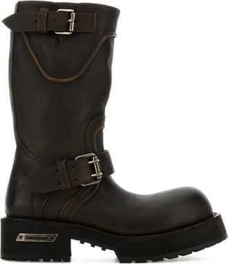 Balenciaga Venom Stiefel mit Schnallendetail - Braun