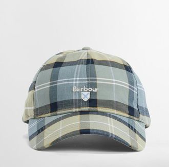 Barbour Baseball Cap mit Tartanmuster und Logo-Stickerei in