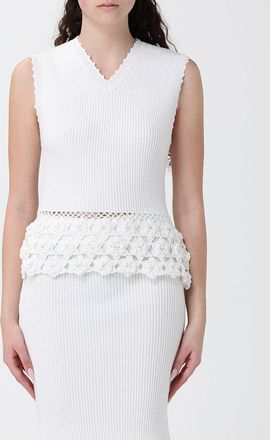 Ganni Top GANNI Femme couleur Blanc