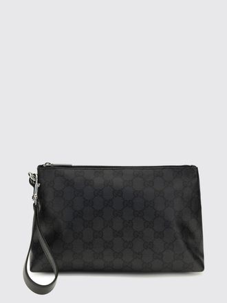Gucci Pochette Essence en coton enduit avec monogramme GG et dragonne