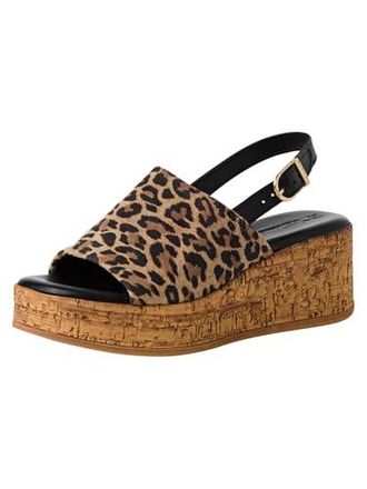 Tamaris Sandales compens&eacute;es pour femme 1-28393-42 - L&eacute;opard - 37 EU, l&eacute;opard, 37 EU