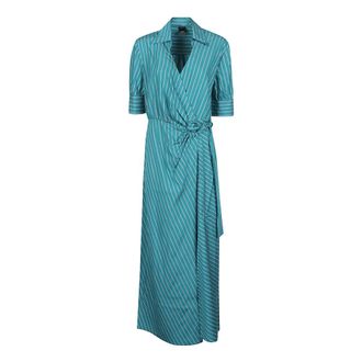 Pinko Pinko, Femme, Robes, Bleu, Taille: 40 FR Alexandra Long Dress