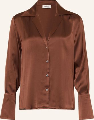 ottod'Ame Ottodame Satinbluse braun