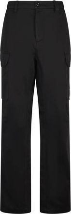 C.P. Company C.p. Company, Homme, Pantalons, Noir, Taille: XL Pantalon Cargo Ample en Gabardine de Coton