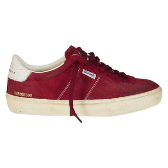 Golden Goose Soul-Star Wildleder Obermaterial Zehen- und Zungenleder Ferse - - Shoes - Herren - Rot - 42 EU
