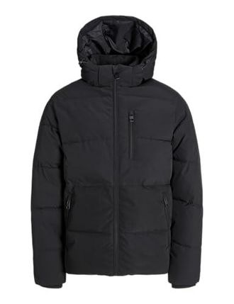 Jack & Jones Jjeowen Puffer Sn pour Homme, Noir, XL, Noir, x_l