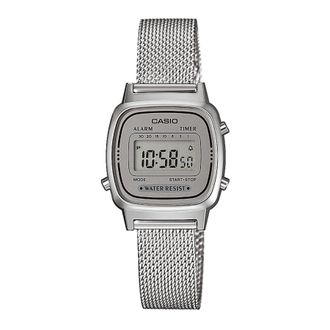 Casio Uhr Casio Vintage LA670WEM-7EF Silberfarben