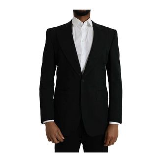 Dolce & Gabbana Klassischer Blazer - - Jackets - Herren - Schwarzk - M