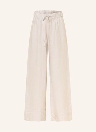 Lilienfels Lilienfels Marlenehose Aus Leinen beige