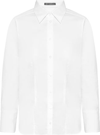 Betty Barclay Damen Hemdbluse mit Kragen Wei&szlig;,46