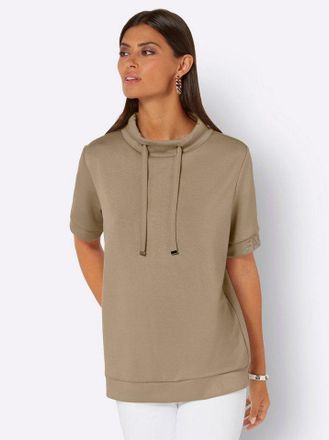 Création L Sweater Stehkragenshirt