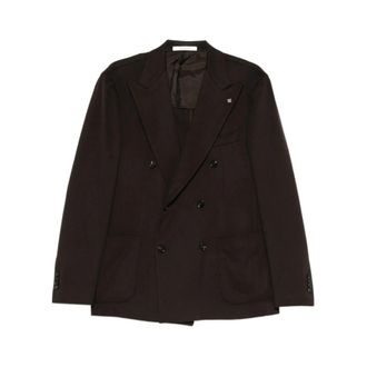 Tagliatore Zweireihige Jacke - - Jackets - Herren - Braun - 3XL