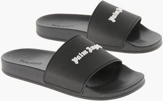 Palm Angels Rubber Slides CLASSIC LOGO with Logo size 42
