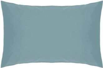 Belledorm 200 Fadenzahl Hausfrau Kissenbez&uuml;ge Blaugr&uuml;n