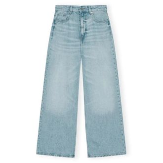 Ganni J1743 Soft Rigid Denim Jeans - - Jeans - Damen - Blau - W29