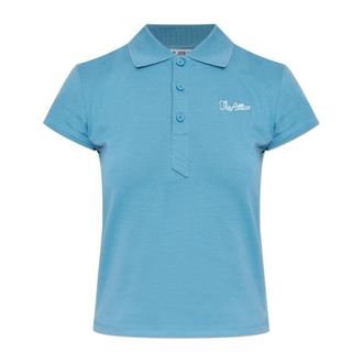 The Attico Polo mit Logo - - Tops - Damen - Blau - M