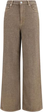 Ganni Lari Neppy Denim Jeans - - Jeans - Damen - Beige - W27