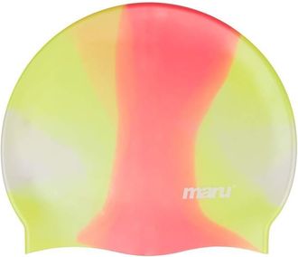 Maru Erwachsene Badekappe Yellow/Red, One Size, A3841