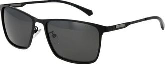 Polaroid Homme, Accessoires, Noir, Taille: ONE Size Lunettes de soleil &eacute;l&eacute;gantes &agrave; monture m&eacute;tallique