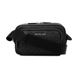 Michael Kors Homme, Sacs, Noir, Taille: ONE Size Sac Bandouli&egrave;re Hudson avec Pochette