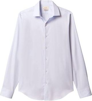 Calvin Klein Chemise en coton m&eacute;lang&eacute;