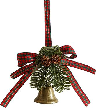 Generico Weihnachtsglocken, Dekoration aus Eisen | Weihnachts-T&uuml;rglocke | f&uuml;r Eingang, Flur, Treppe, Wohnzimmer, Esszimmer, K&uuml;che, Schlafzimmer, Bad, B&uuml;ro, Zuh