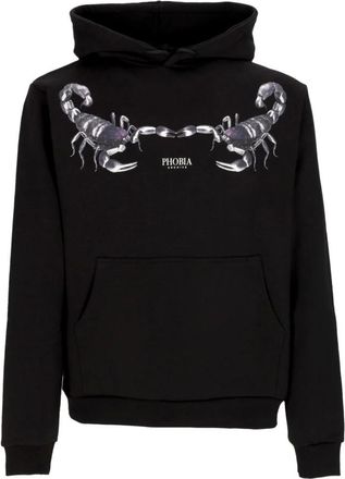 Phobia Archive Homme, Sweatshirts et sweats &agrave; capuche, Noir, Taille: XS Scorpion Sweat &agrave; capuche