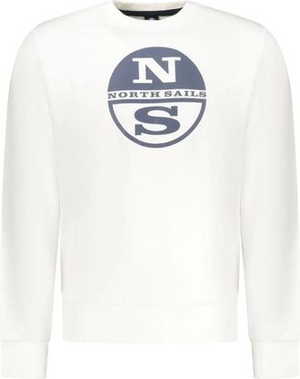 North Sails Homme, Sweatshirts et sweats &agrave; capuche, Blanc, Taille: 2XL SweaT-shirt &agrave; Manches Longues
