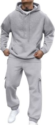 Generic Survetement Homme,Jogging Ensemble Respirant et Confortable, Surv&ecirc;tement Homme, Sweat &agrave; Manches Longues et Sportswear pour Gym et Jogging &Eacute;l&eacute;gant Comb