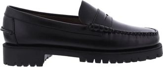 Sebago Femme, Chaussures, Noir, Taille: 41 EU Mocassin Lug Noir pour Femmes
